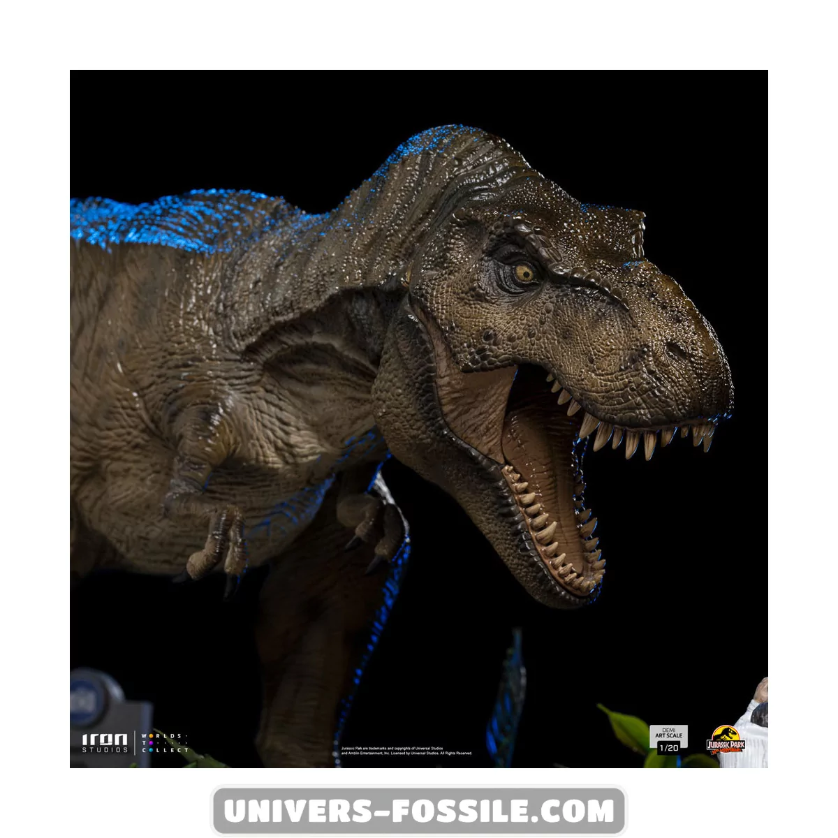 Jurassic Park figurine 1/20 T-Rex attack - Univers Fossile