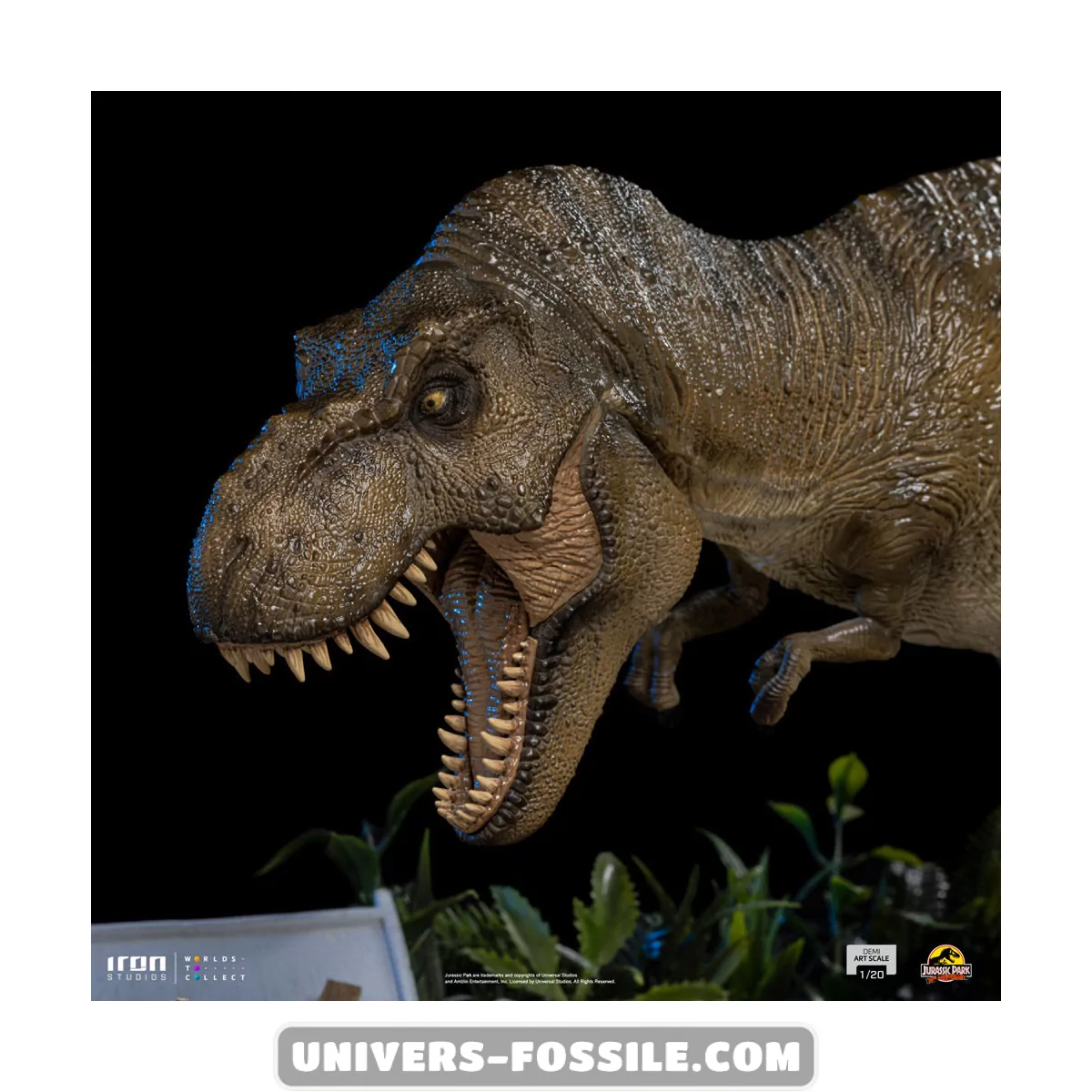 Jurassic Park figurine 1/20 T-Rex attack - Univers Fossile
